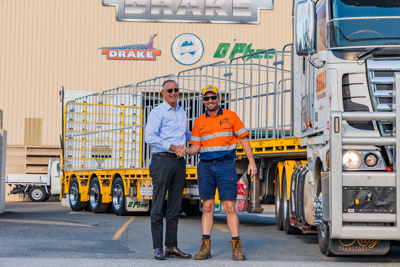 Drop Deck Trailer for Kelly Transport's 50 Year Celebration