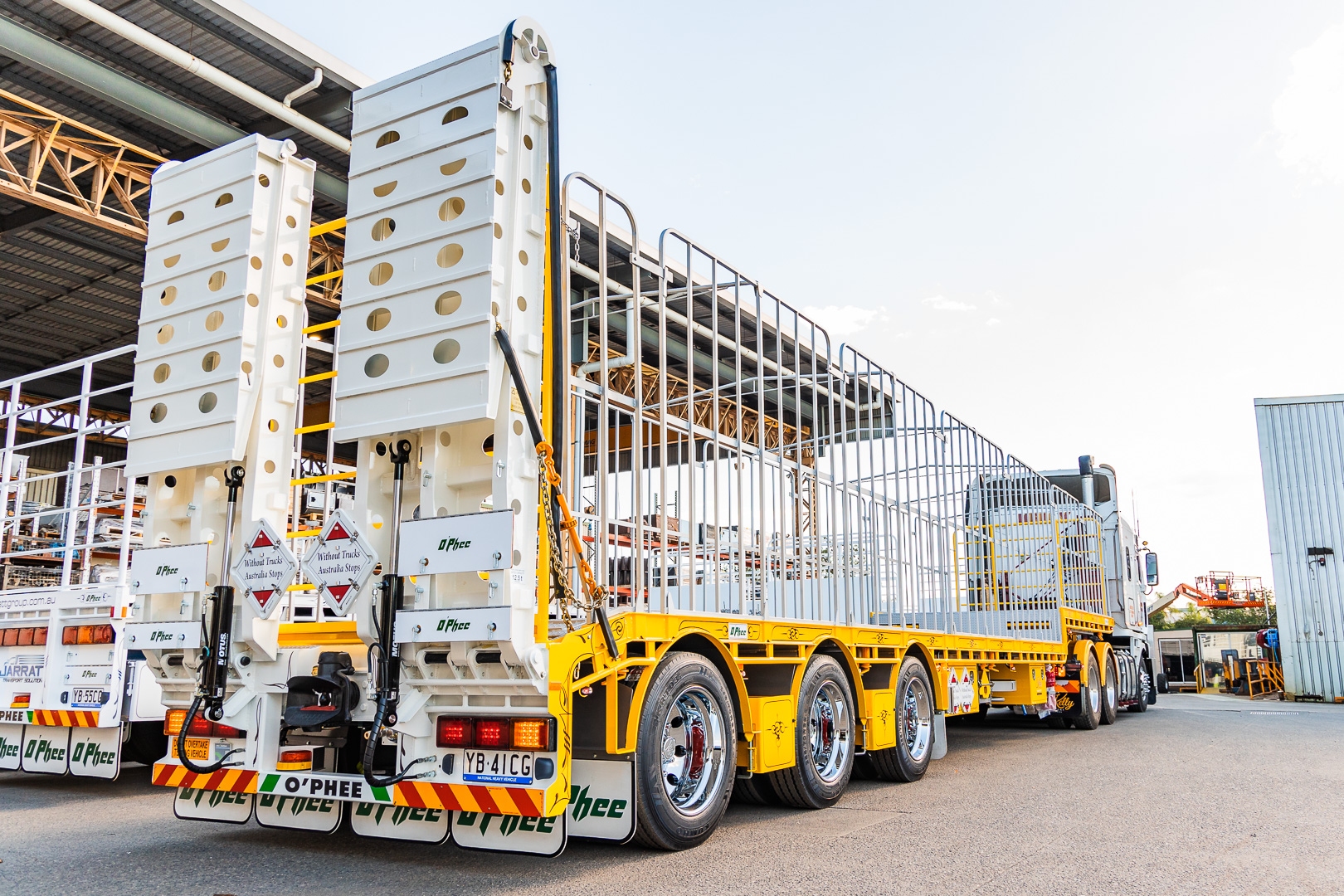 Drop Deck Trailer for Kelly Transport's 50 Year Celebration