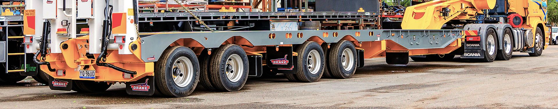 Heavy Haulage Trailers Ready for Work in Australia